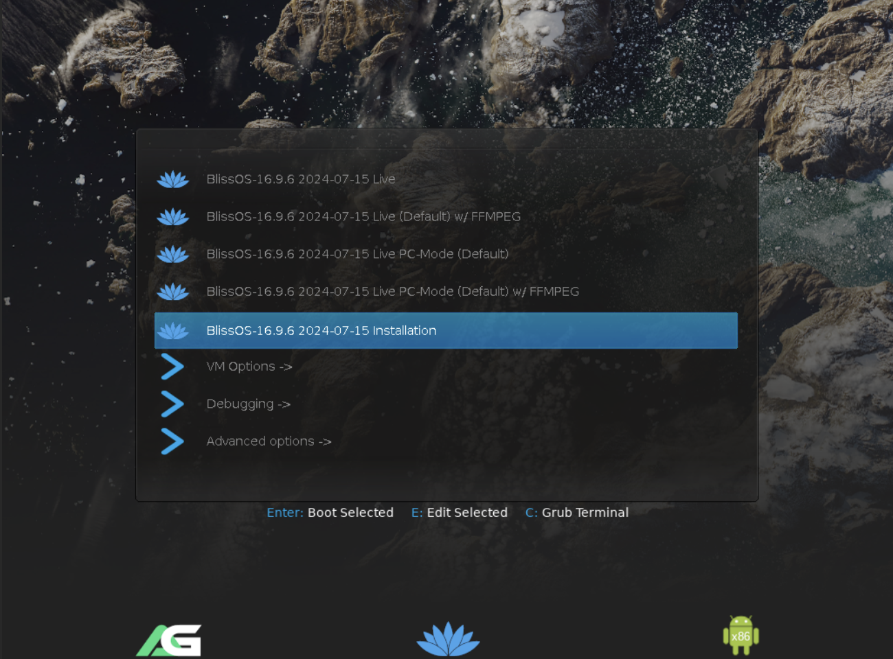 Pve 安装 BlissOS Zenith（安卓13）
