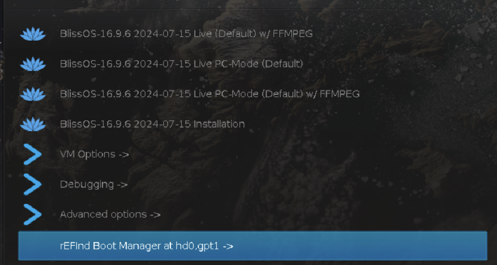 Pve 安装 BlissOS Zenith（安卓13）
